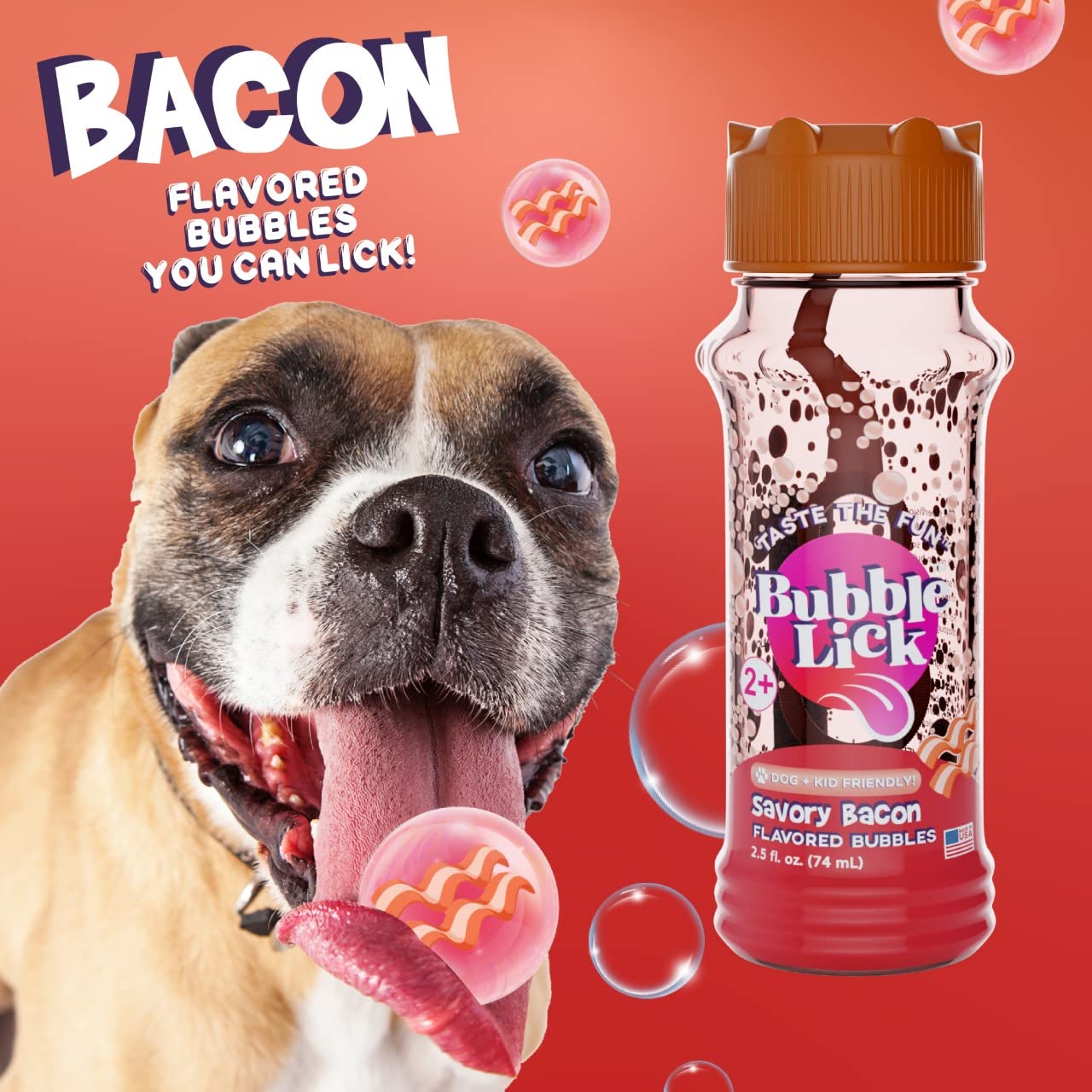 Mua BubbleLick Maple Bacon (2.5 Fl Oz, Pack of 2), Natural Flavor ...