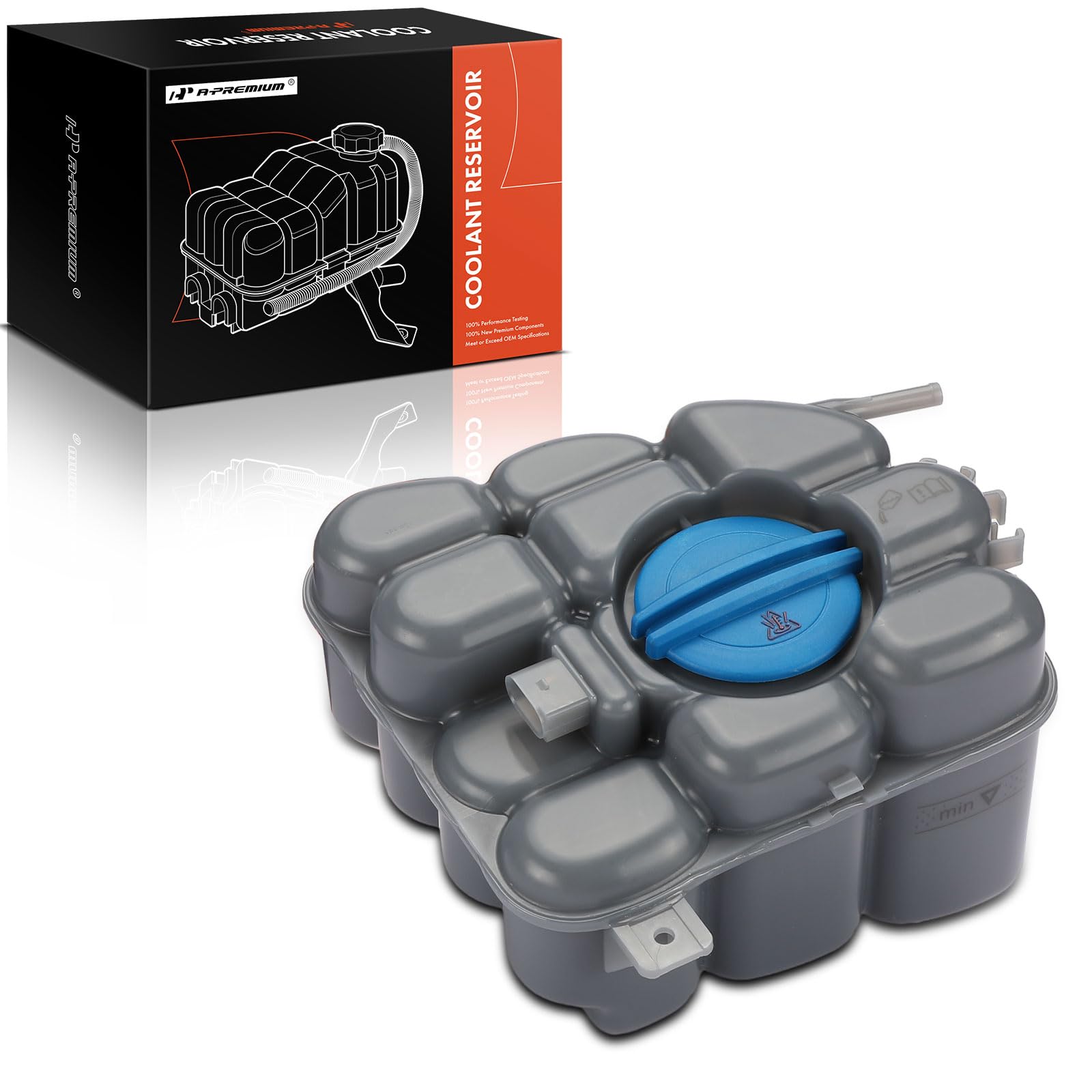 A-Premium Engine Coolant Overflow Recovery Reservoir Tank [w/Cap ...