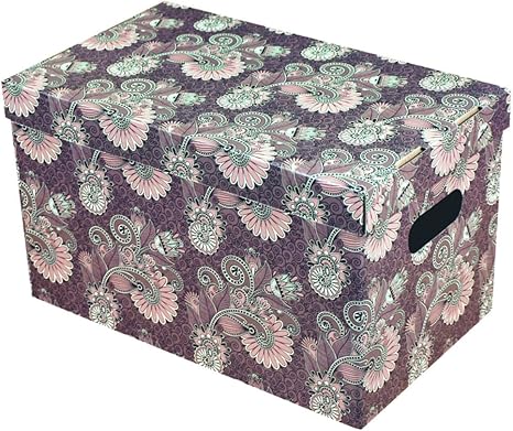 Celebration Ordnungsbox Dekobox aus Karton mit Deckel Motiv Floral ...