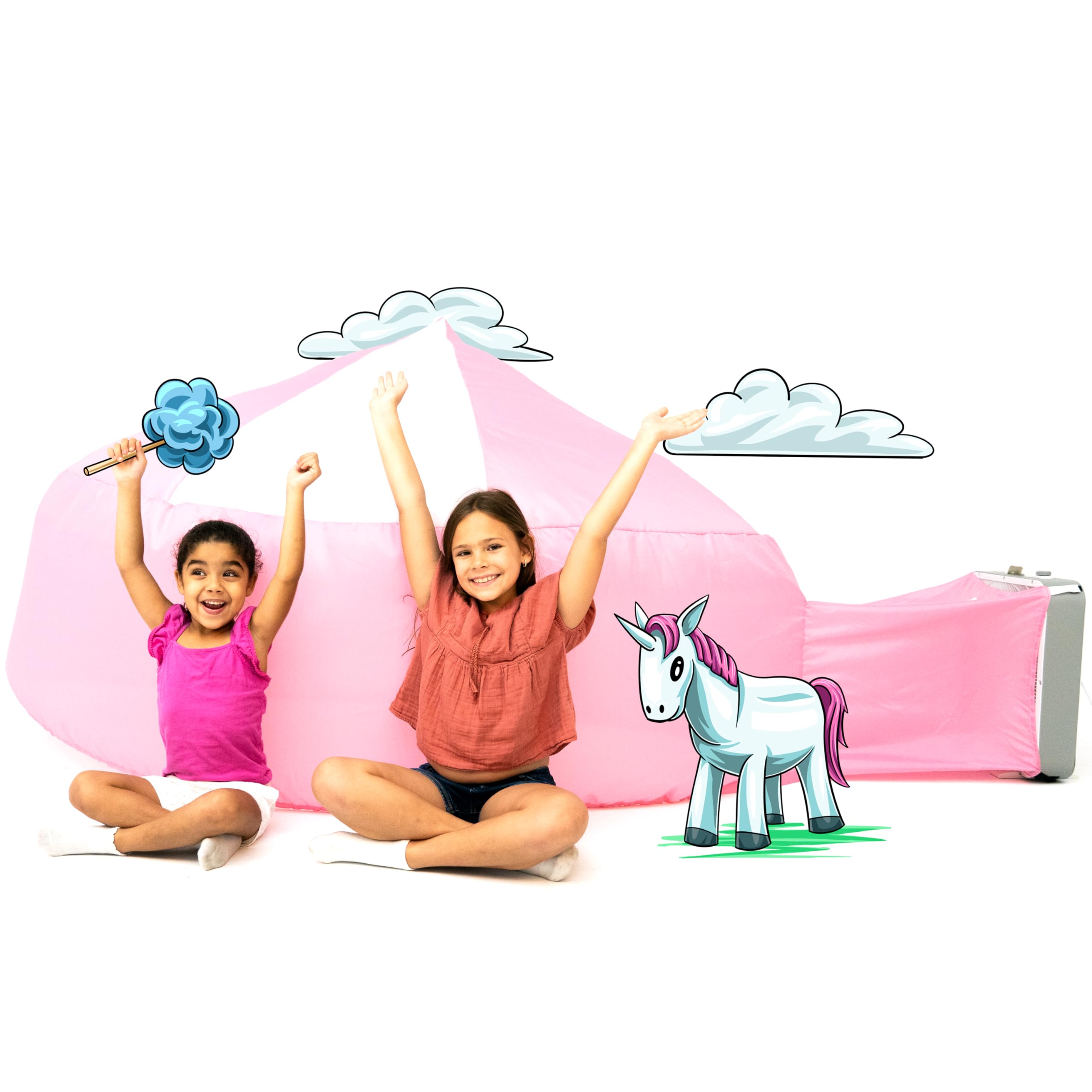 The Original Patented AirFort - Build A Fort in 30 Seconds, Inflatable ...