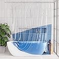 Amazon.com: AmazerBath Color Block Shower Curtain Liner, 100% EVA Soft Shower Liner - 72 x 72 ...