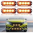 Amazon.com: Nrgedzam Ambe Strobe Lights, 4 LED Small Strobe Light Mini Strobe Lights Emergency ...