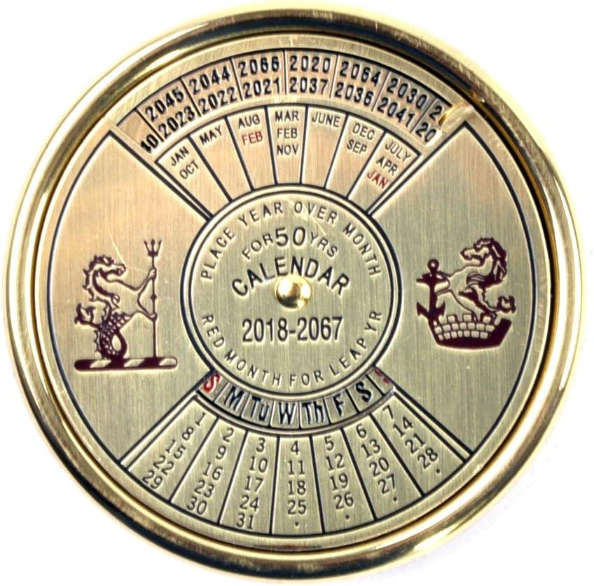 Nauticalia 4640 50 year Calendar paperweight – BigaMart