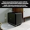 Sony BRAVIA Theater Bar 9 Sound Bar, SA-SW5 Wireless Subwoofer, and SA ...