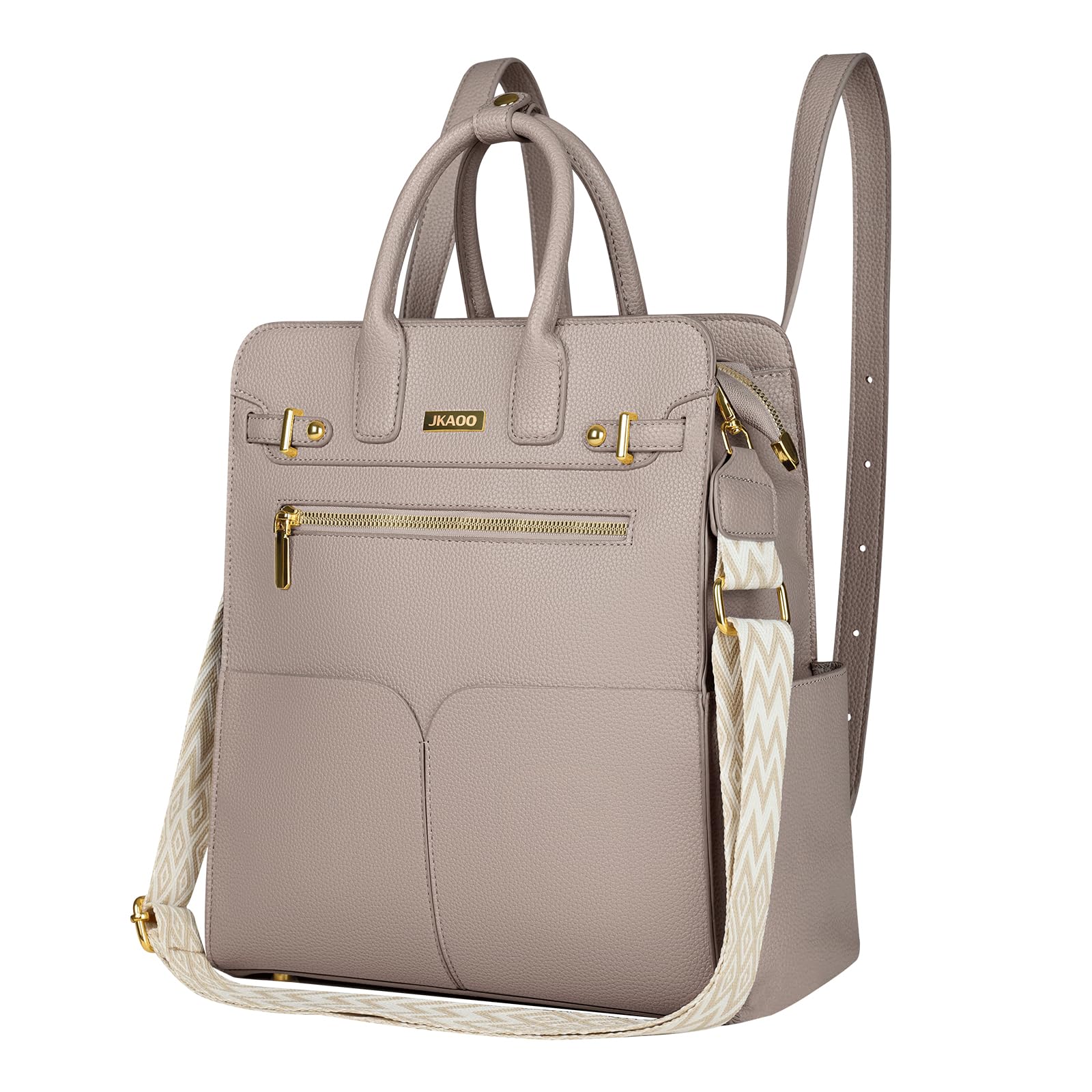 JKAOO Backpack Purse for Women PU Leather Travel Backpack, 4 in 1 ...