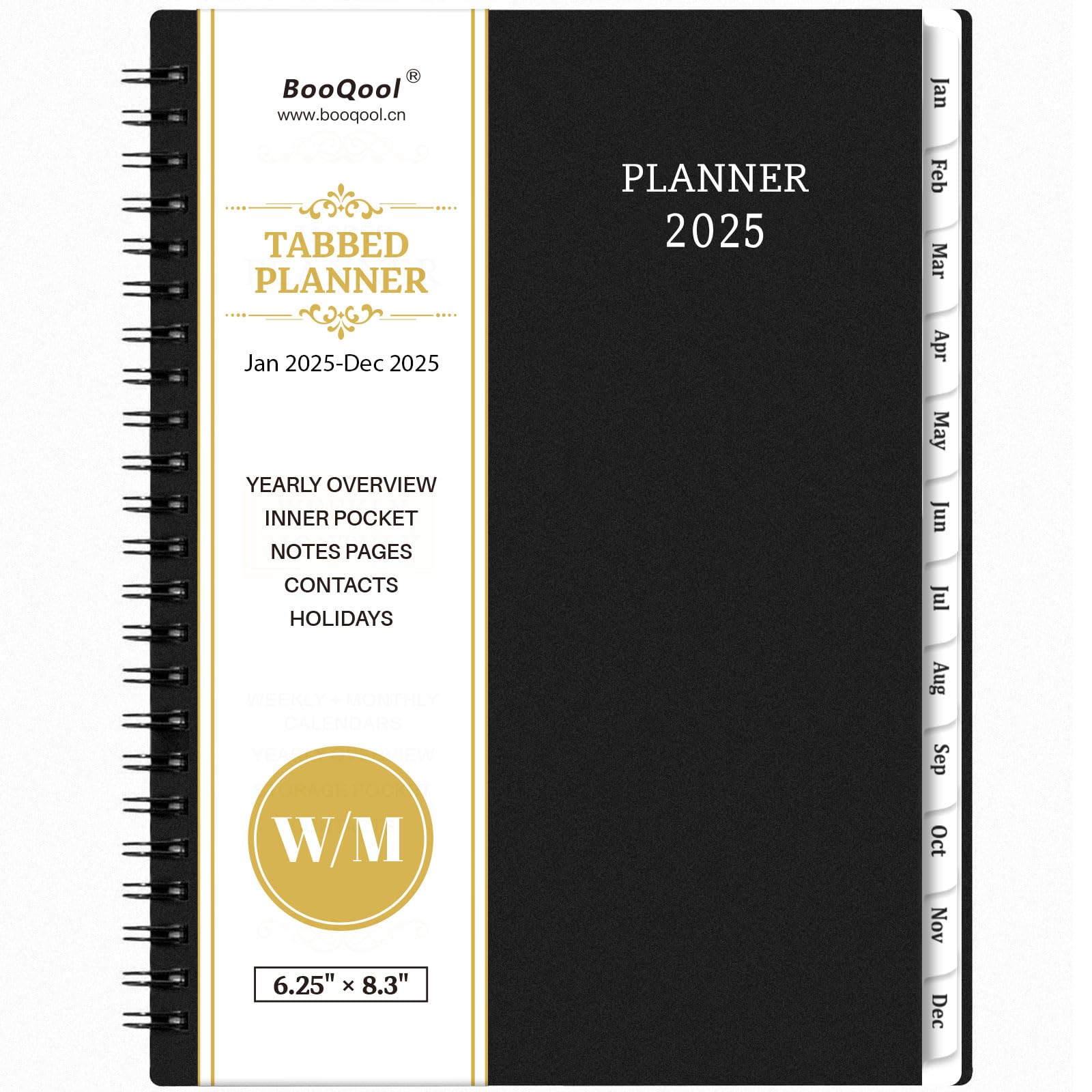 Mua 2025 Planner - Planner 2025, 6.25" × 8.3", 2025 Planner with 12 ...