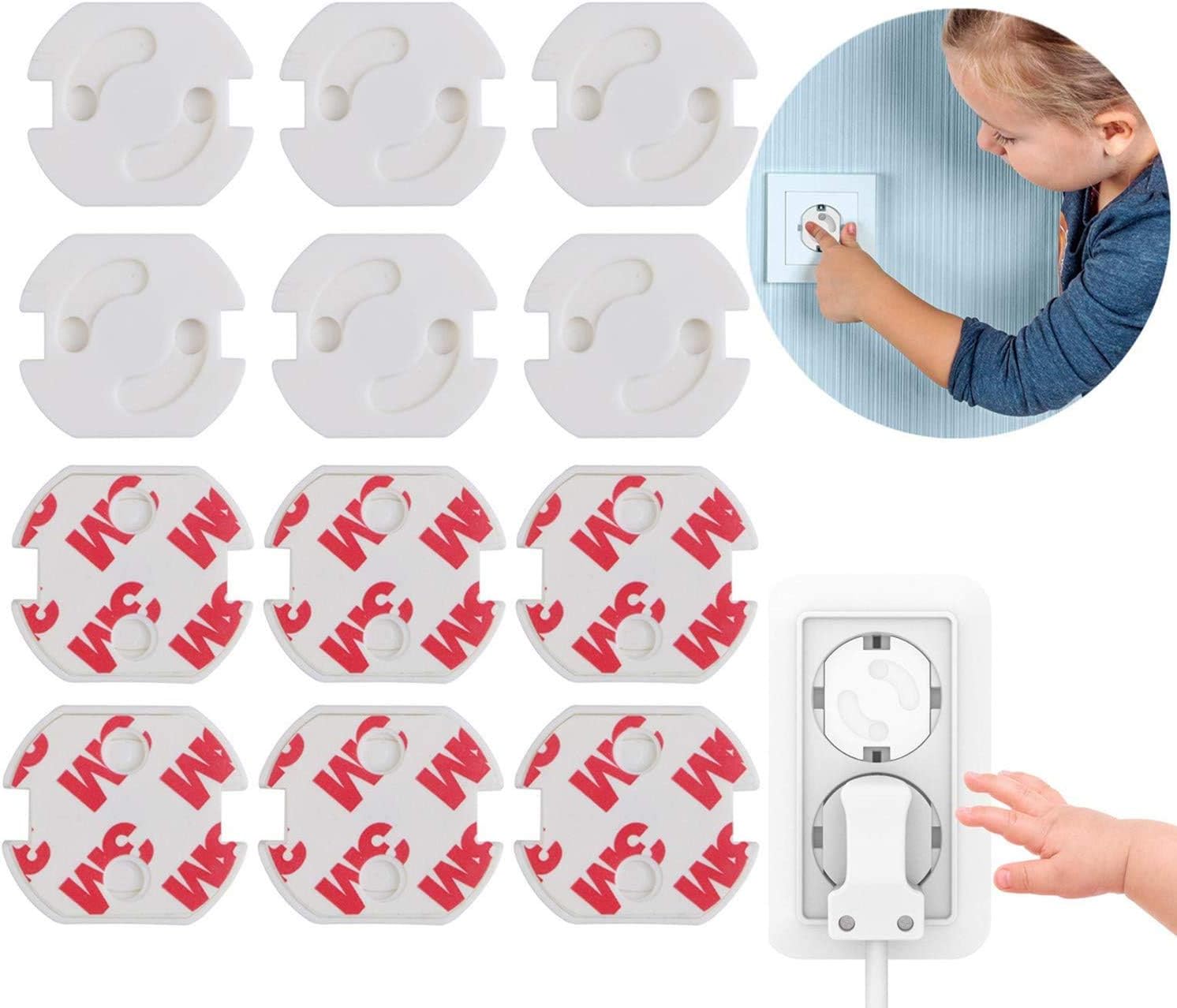 Child Safety Socket White Turning Mechanism Socket Protection Socket ...