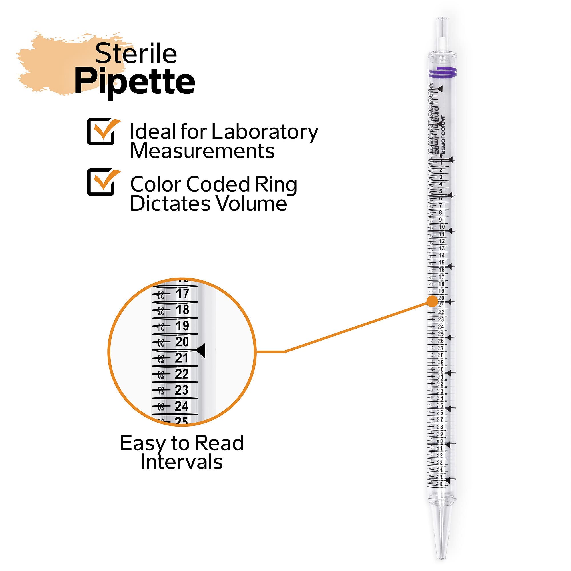Mua Disposable Serological Pipette, Sterile, Individually Wrapped, All ...