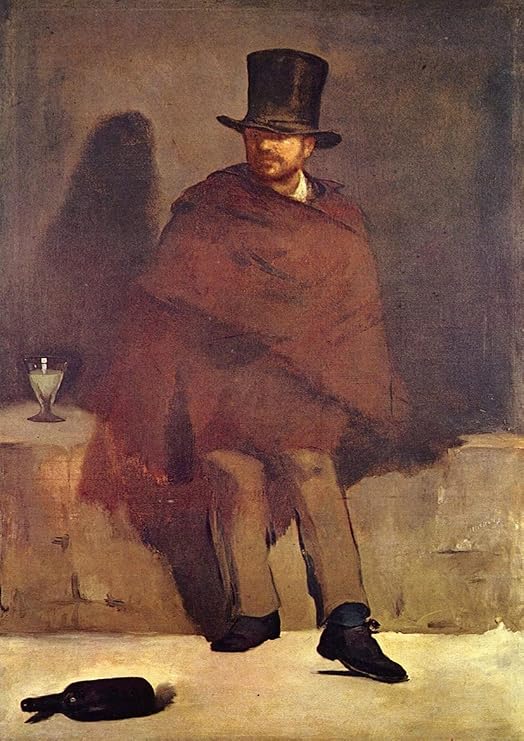 Amazon.com: Edouard Manet: The Absinthe Drinker. Fine Art Print/Poster ...