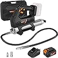 Amazon.com: MAXXT Grease Gun Kit Cordless, Grease Gun Battery Powered 20V 10000 PSI with 40 ...