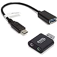 Amazon.com: Plugable USB Audio Adapter Bundle with USB C to USB Cable ...