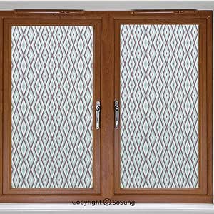 12x36 inch Decorative Window Privacy Film,Abstract Geometric ...
