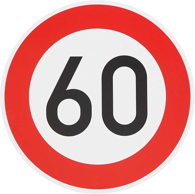 Original Traffic Sign 60 Birthday Sign Street Sign: Amazon.co.uk ...