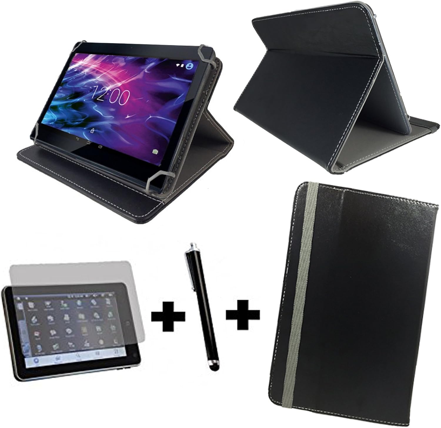 'Alcatel PLUS 8085 10.1 "Tablet PC Case 10 Inch 3-in-1 black black ...