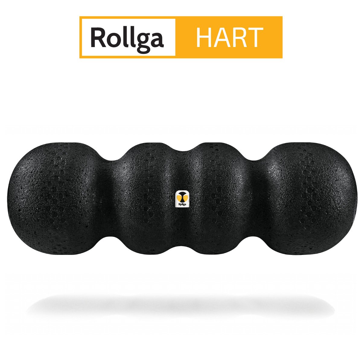 Rollga Foam Roller, HARD, black, 45cm, patented 4-zone design: Amazon ...