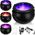 Amazon.com: Shappy Halloween 8" Witch Cauldron with Mist Maker Fogger ...