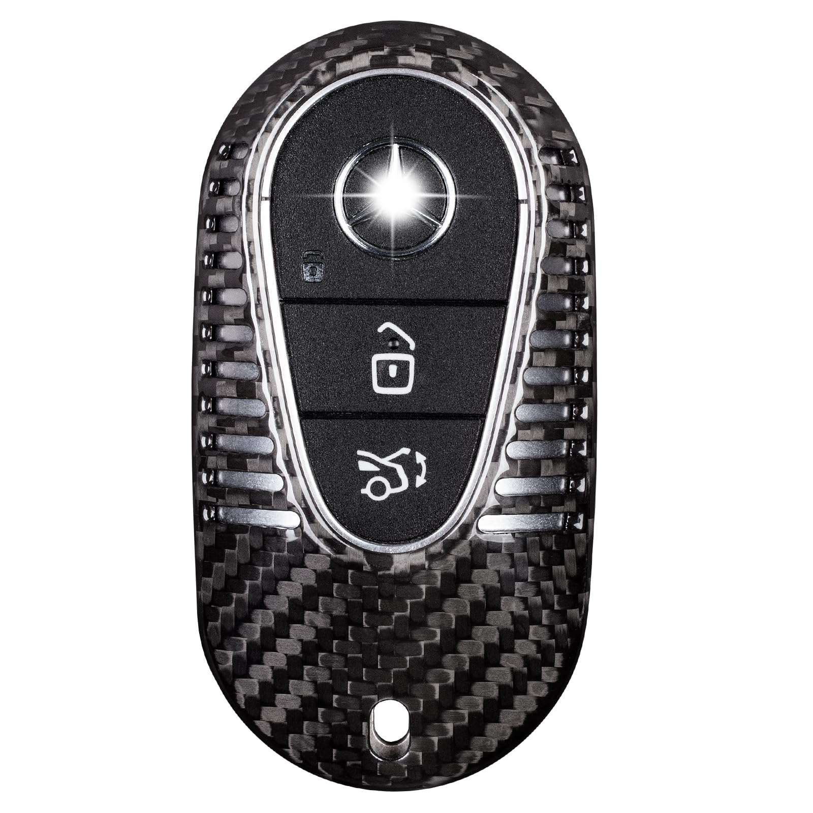 Mua T-carbon for Mercedes Benz Key Fob Cover 2023,Real Carbon Fiber Key ...