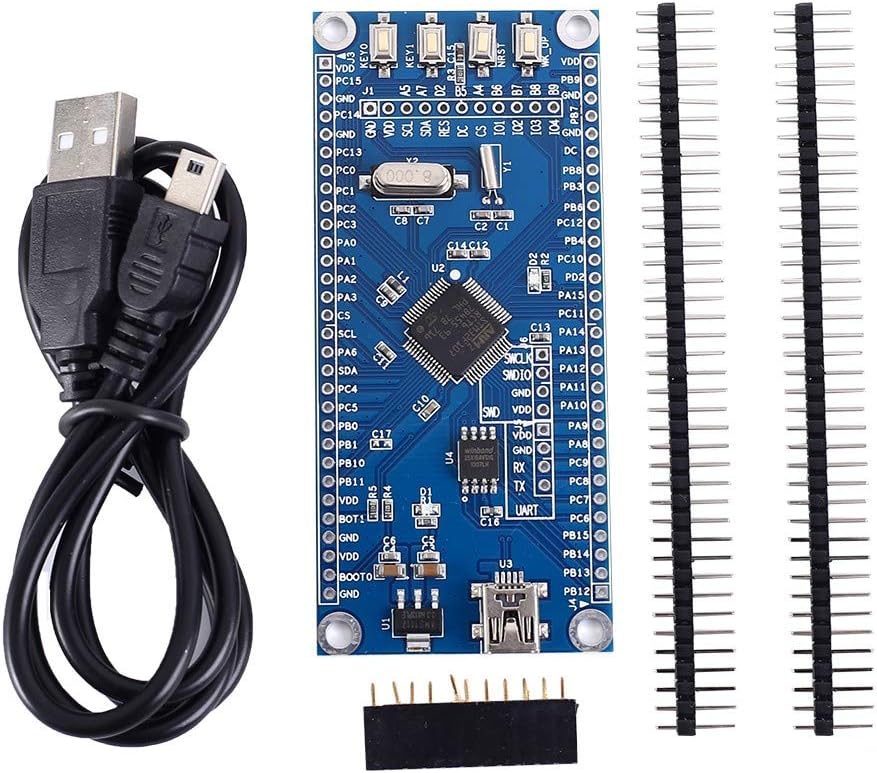 Development Board, STM32F107RCT6 ARM STM32F107 Programmable MCU Controller STM32 Cortex-M3 ...