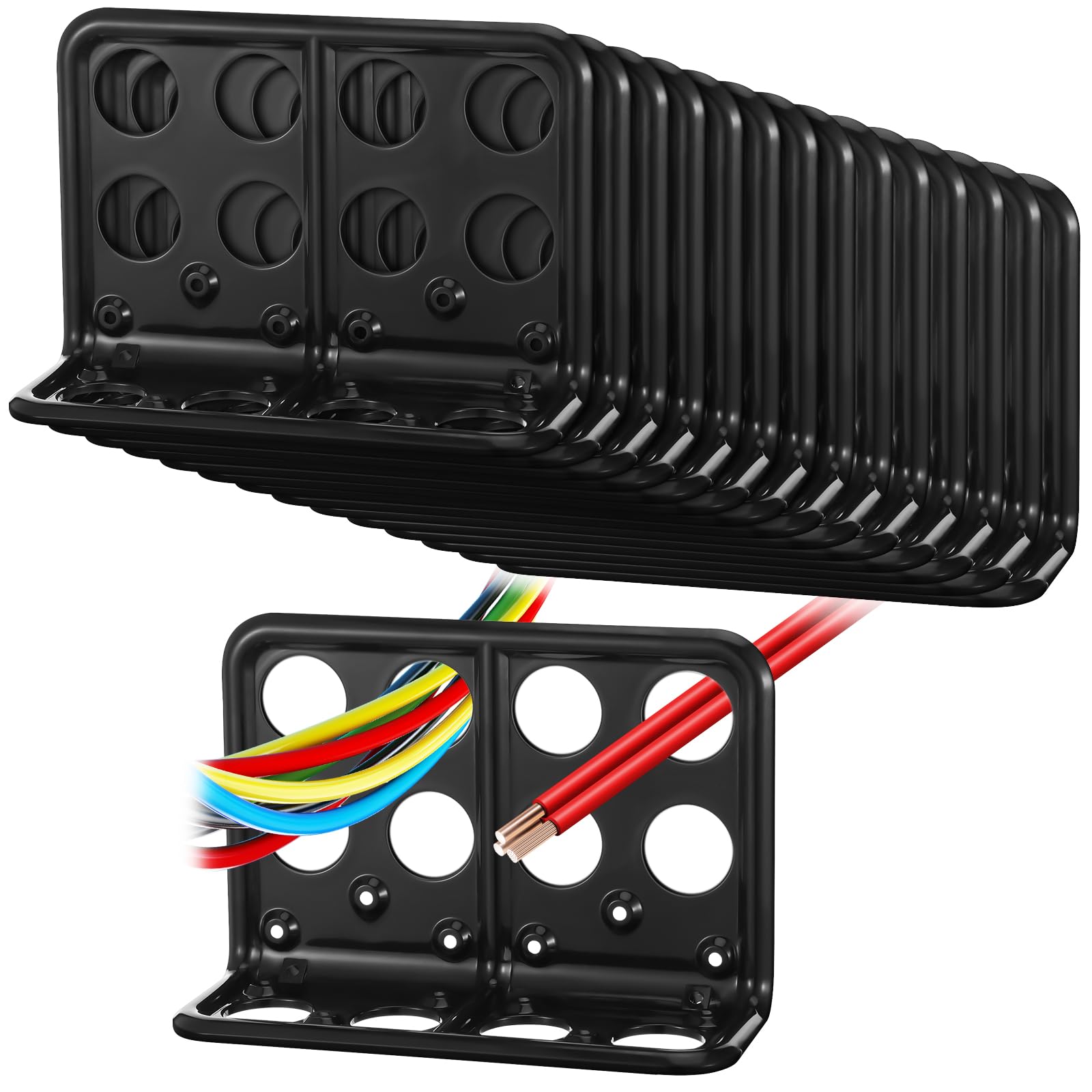 Colingmill 15 Pcs Cable Chase Wire Bracket Cable Support Bracket ...