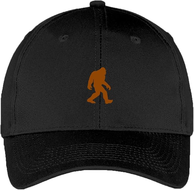 Sasquatch - Yeti Bigfoot Camping Outdoors Adjustable Baseball Cap Dad ...
