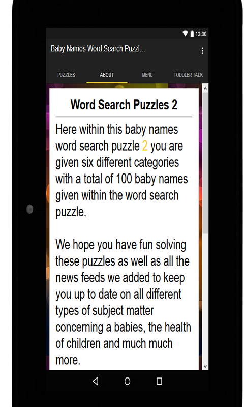 Baby Names Word Search Puzzle 2:Amazon.ca:Appstore for Android