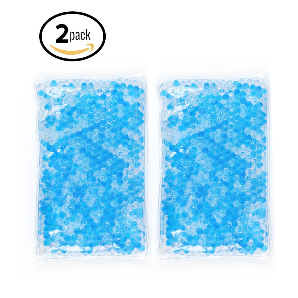 Amazon.com: Lower Back Gel Beads Hot & Cold Therapy Wrap Compress Pack ...