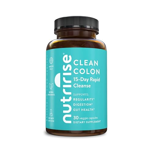 NutriRise 15 Day Quick Colon Cleanse for Gut Health - Digestive Support ...