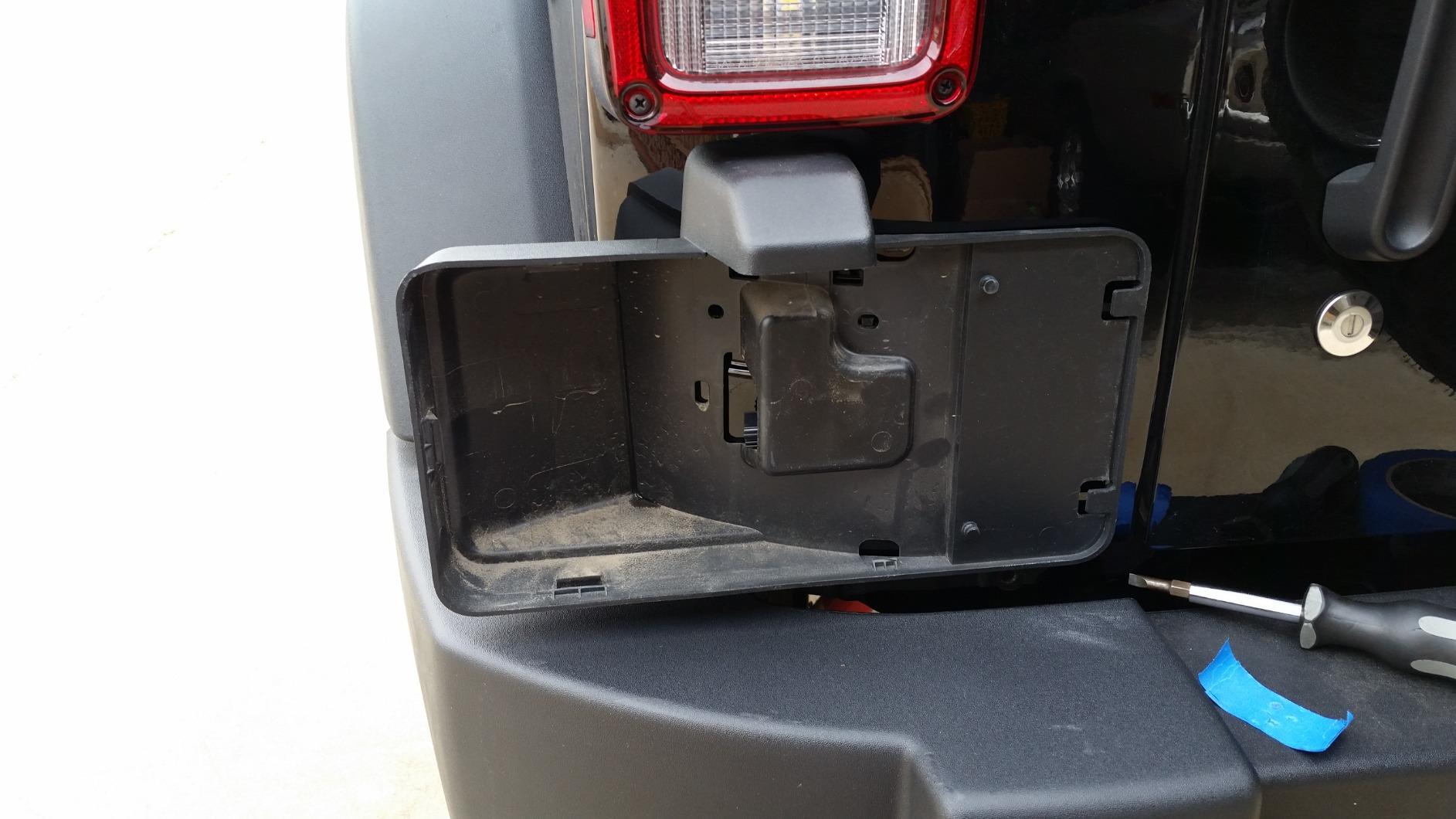 $6/mo - Finance Jeep Wrangler Rear License Plate Deletion Panel Mopar ...