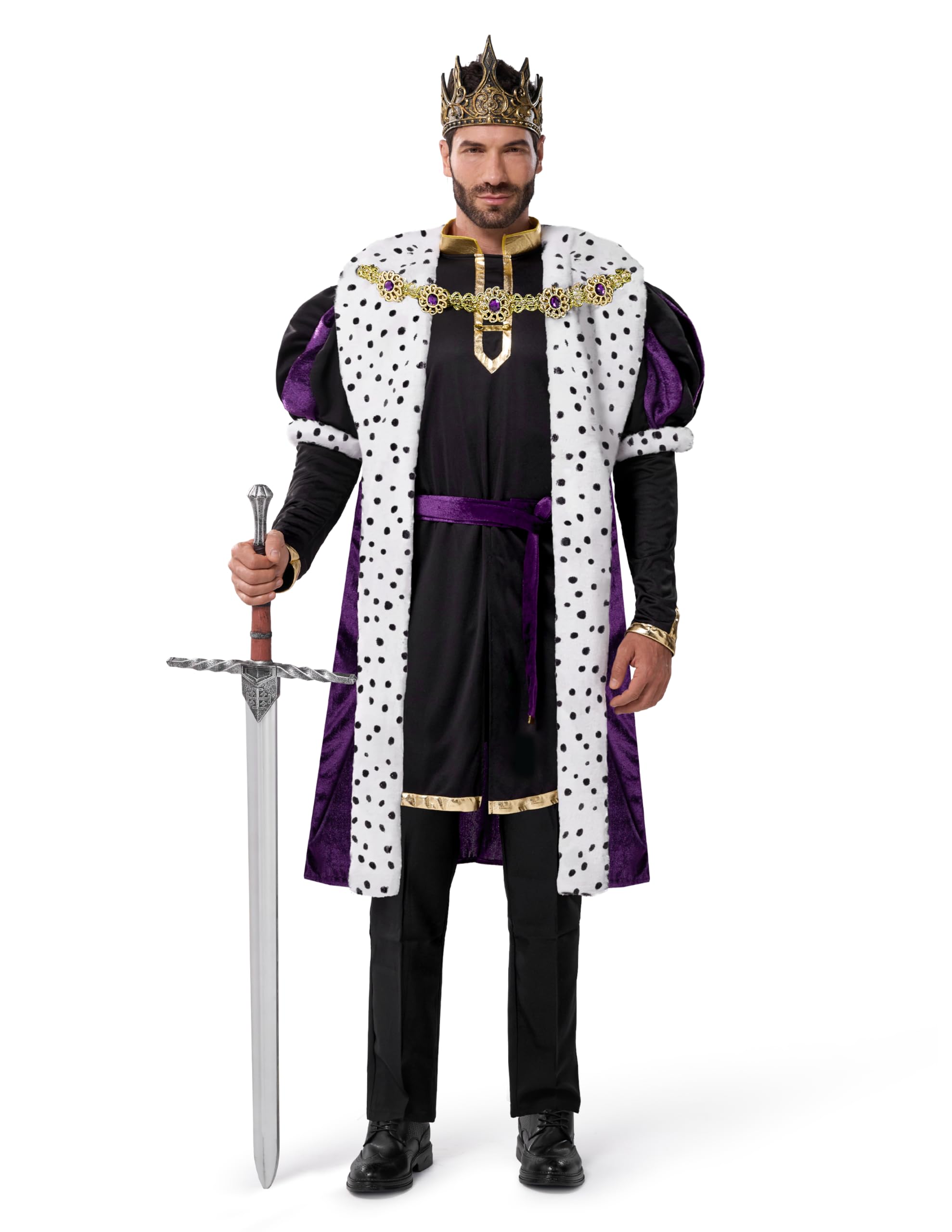 Spooktacular Creations Halloween King Costume for Men, Medieval King ...
