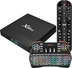 Android 9.0 TV Box, X96 AIR 4GB+64GB with Amlogic S905X3 64-Bit Quad ...