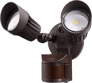 LEONLITE LED Security Light, Motion Sensor Flood Lights Outdoor, Dusk ...