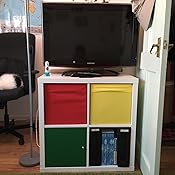 IKEA KALLAX SHELVING UNIT, BOOKCASE, WHITE, PERFECT FOR BASKETS OR ...