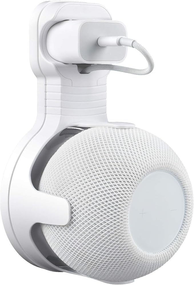 White, Decora Power Perch with Built-in Cable Management,A Space Saving ...