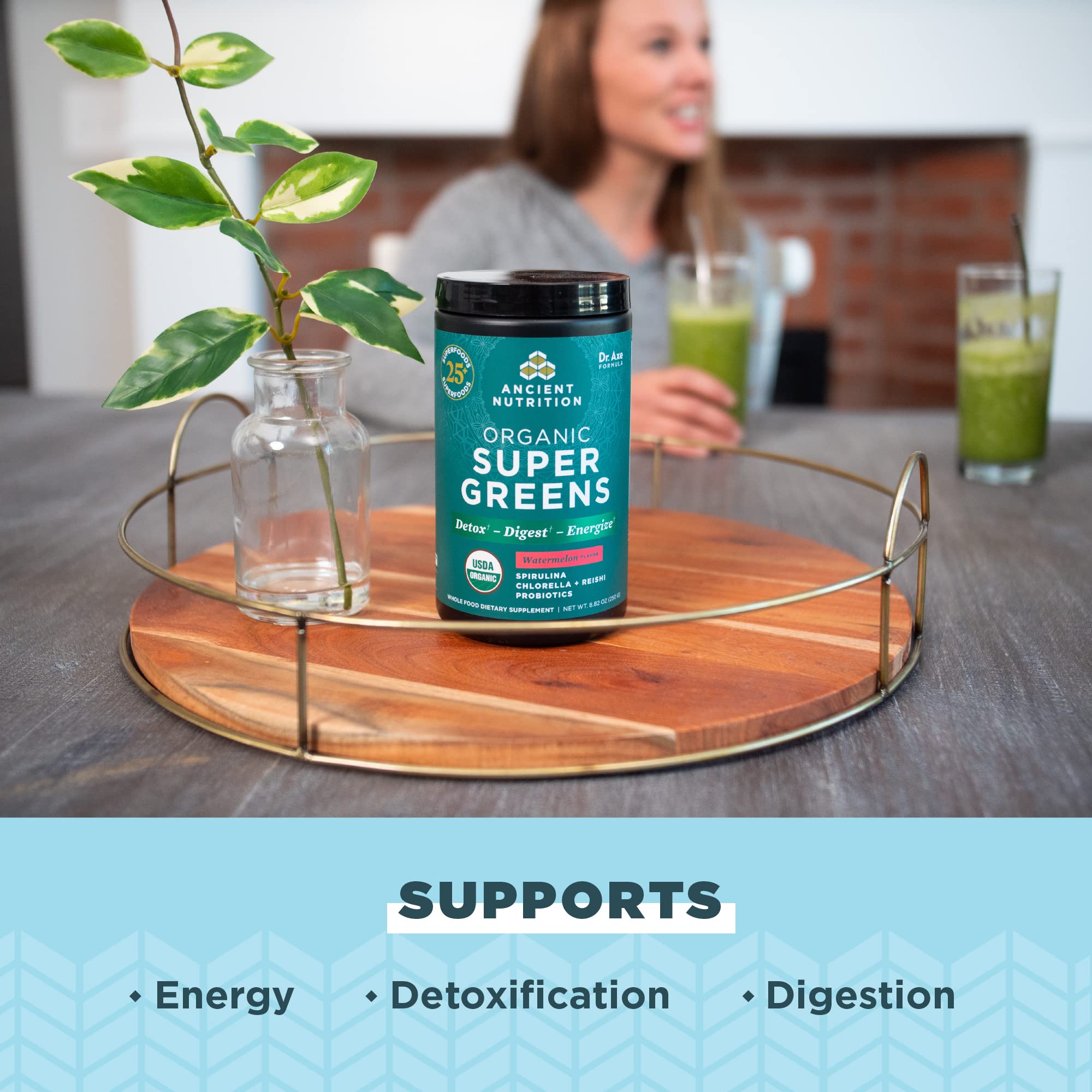 Mua Ancient Nutrition SuperGreens Powder with Probiotics, Organic ...