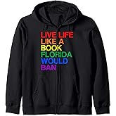 Amazon.com: Live Like Book In Florida. LGBTQ Rainbow Gift, LGBTQIA ...
