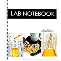 Lab Notebook 50 Carbonless Pages Spiral Bound (Copy Page Perforated ...