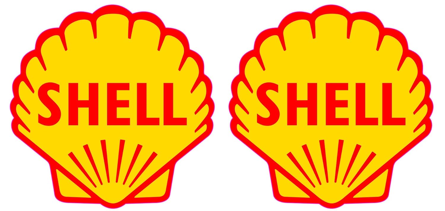 Classic Shell Oils 3 inch Shell Race & Rally Car Super Bike Sticker ...