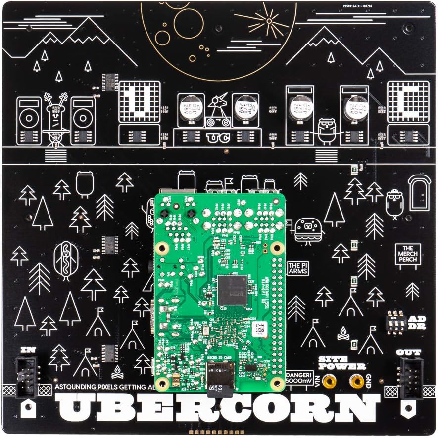 Ubercorn – 256 big, bright, colourful pixels on a 16×16 matrix that you ...