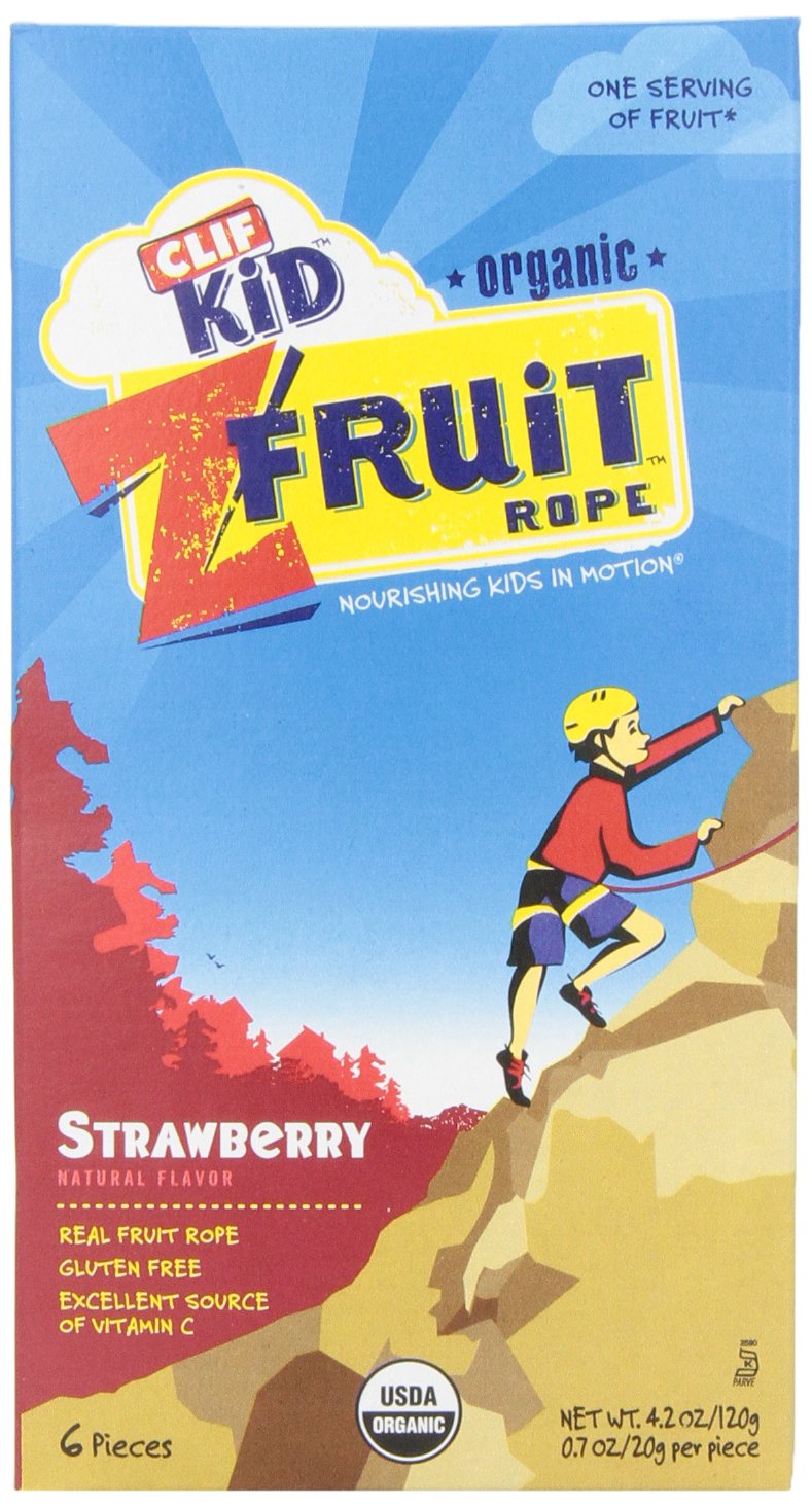 Amazon.com: CLIF KID ZFRUIT - Organic Fruit Rope - Mixed Berry Flavor ...