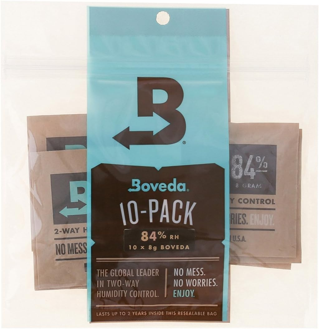 Boveda 84-Percent RH 2-Way Humidity Control, 8 Gram - 10 Pack: Amazon ...