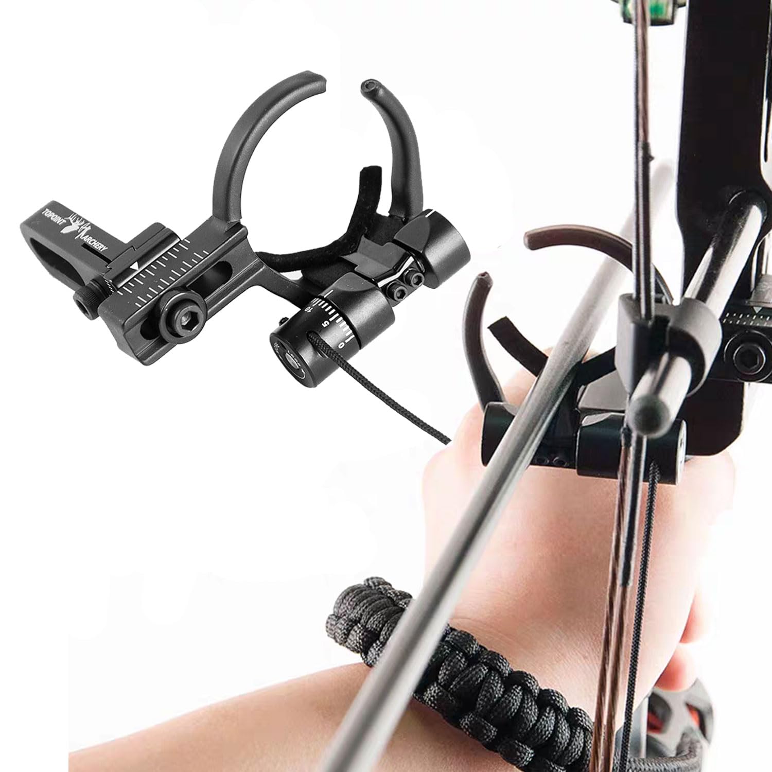 FUNTRESS Drop Away Arrow Rest Full Containment Arrow Rest Right and ...