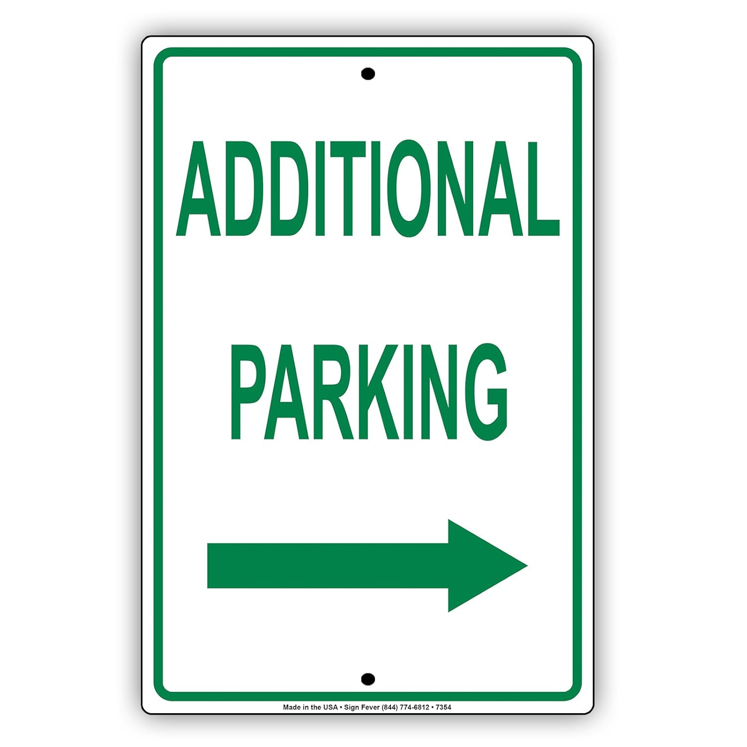 Amazon.com: Additional Parking Behind Building Proceed Right Green ...