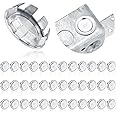 Amazon.com: Yaocom 36 Pcs Knockout Seal Electrical Box Knockout Plugs ...