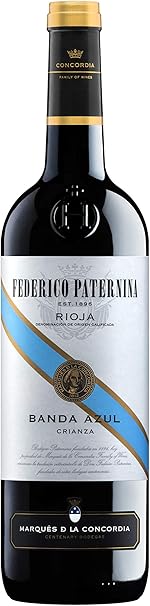 Paternina Banda Azul Crianza D.O. Rioja Vino tinto - 750 ml: Amazon.es ...