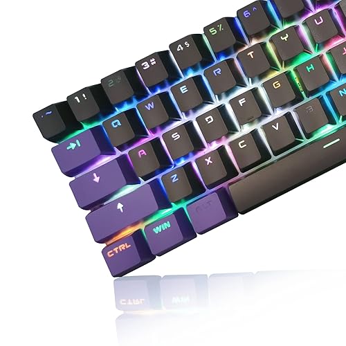 XVX Custom Keycaps-Keycaps 60 Percent, 104 Keys Double Shot Backlit OEM ...