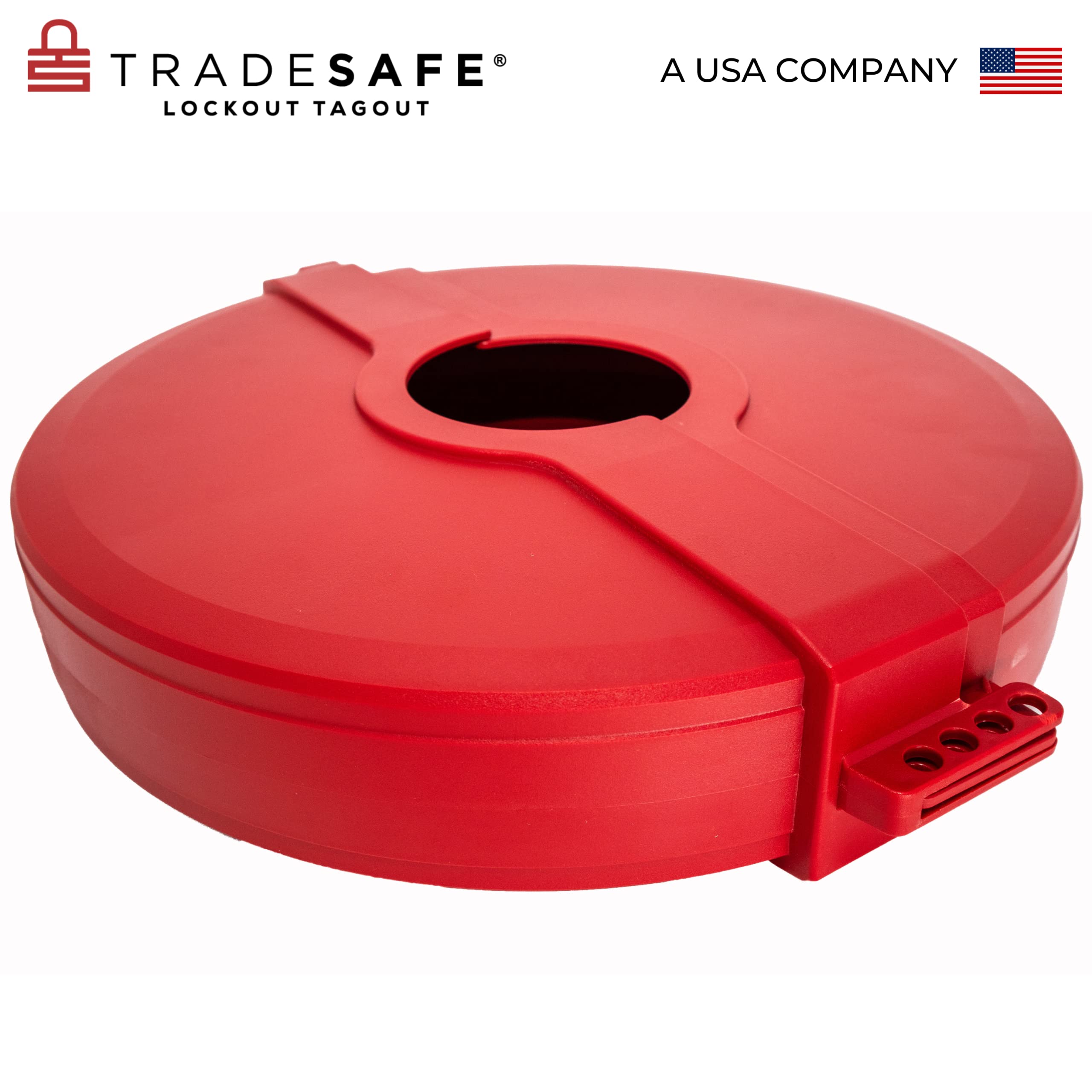 Mua TRADESAFE Gate Valve Lockout - Red Lockout Tagout Valve Lock for 10 ...