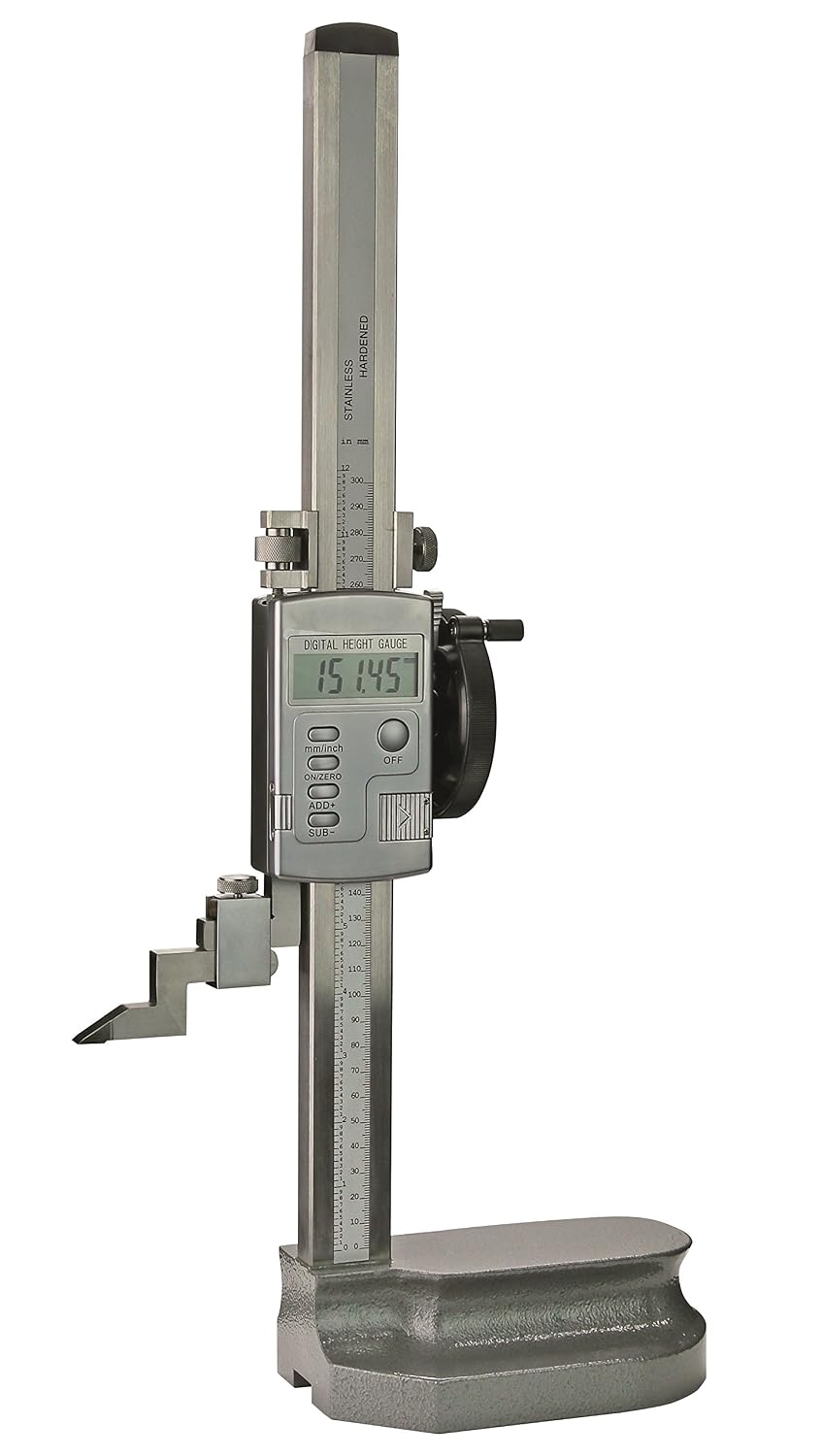 Digitaler Höhenanreißer Höhenmessgerät 600 mm m. Stellrad: Amazon.de ...