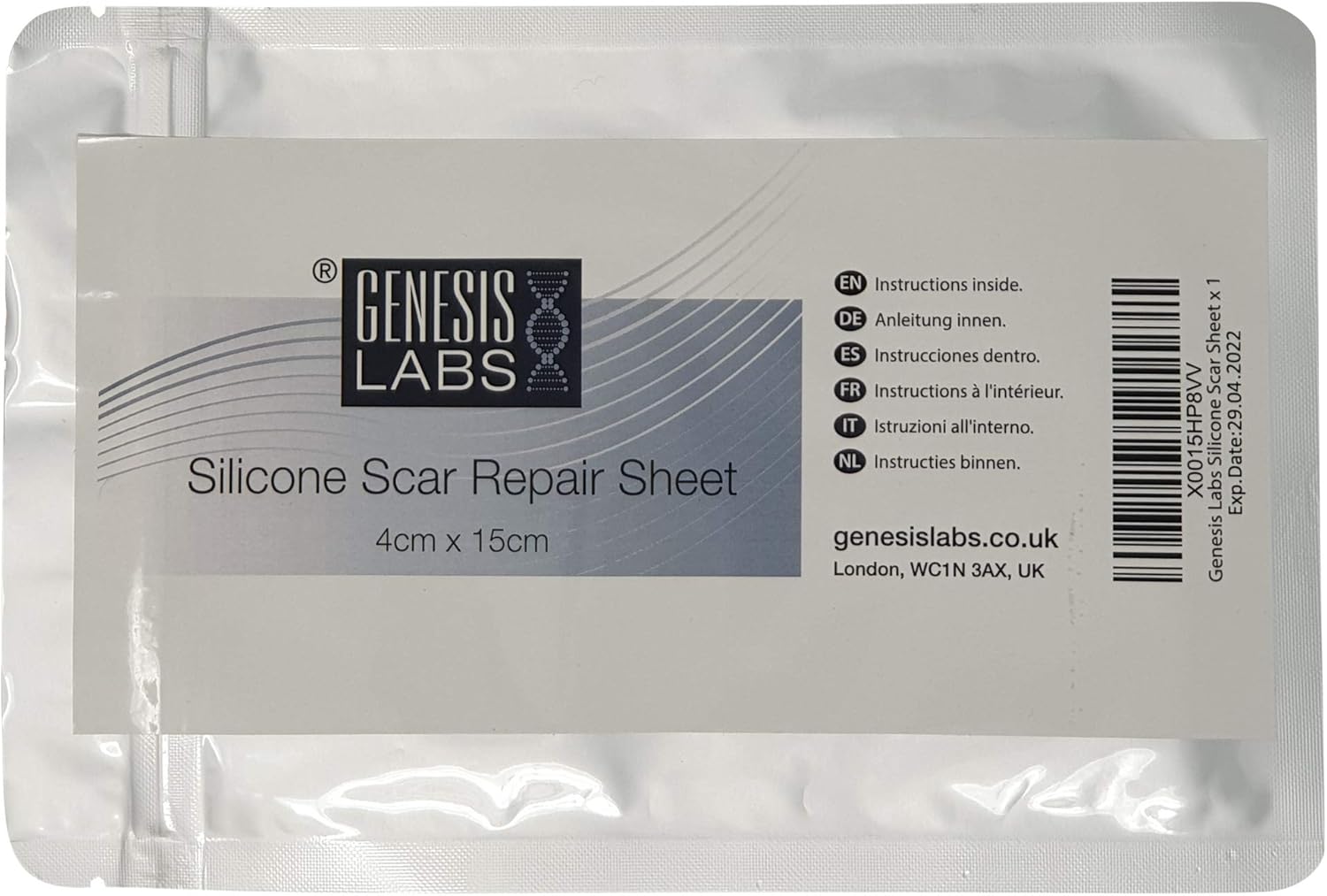 Silicone Scar Gel Sheets Treatment Repair Any Scar – Hypertrophic ...
