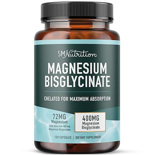 Magnesium Glycinate 400mg | Chelated Magnesium Glycinate for Maximum ...