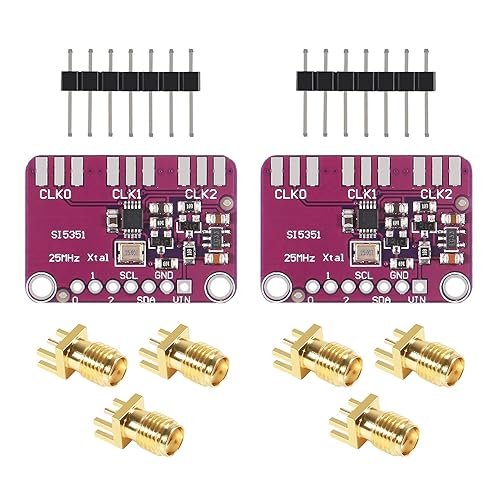 AITRIP 2 PCS Si5351A I2C 25MHZ I2C High Frequency Signal Generator ...